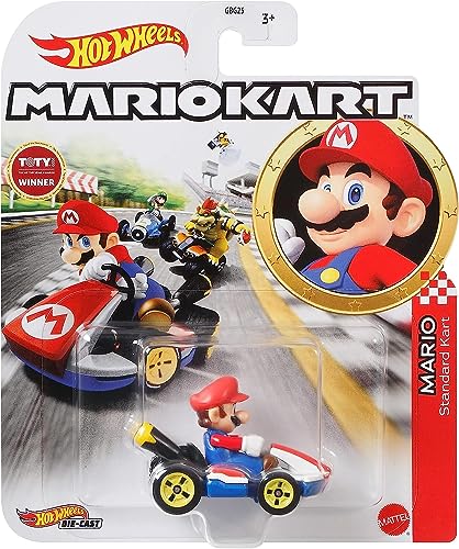 Hot Wheels Mario Kart Character Cars Diecast Complete Set of 7 Vehicles from GBG25-956K Release