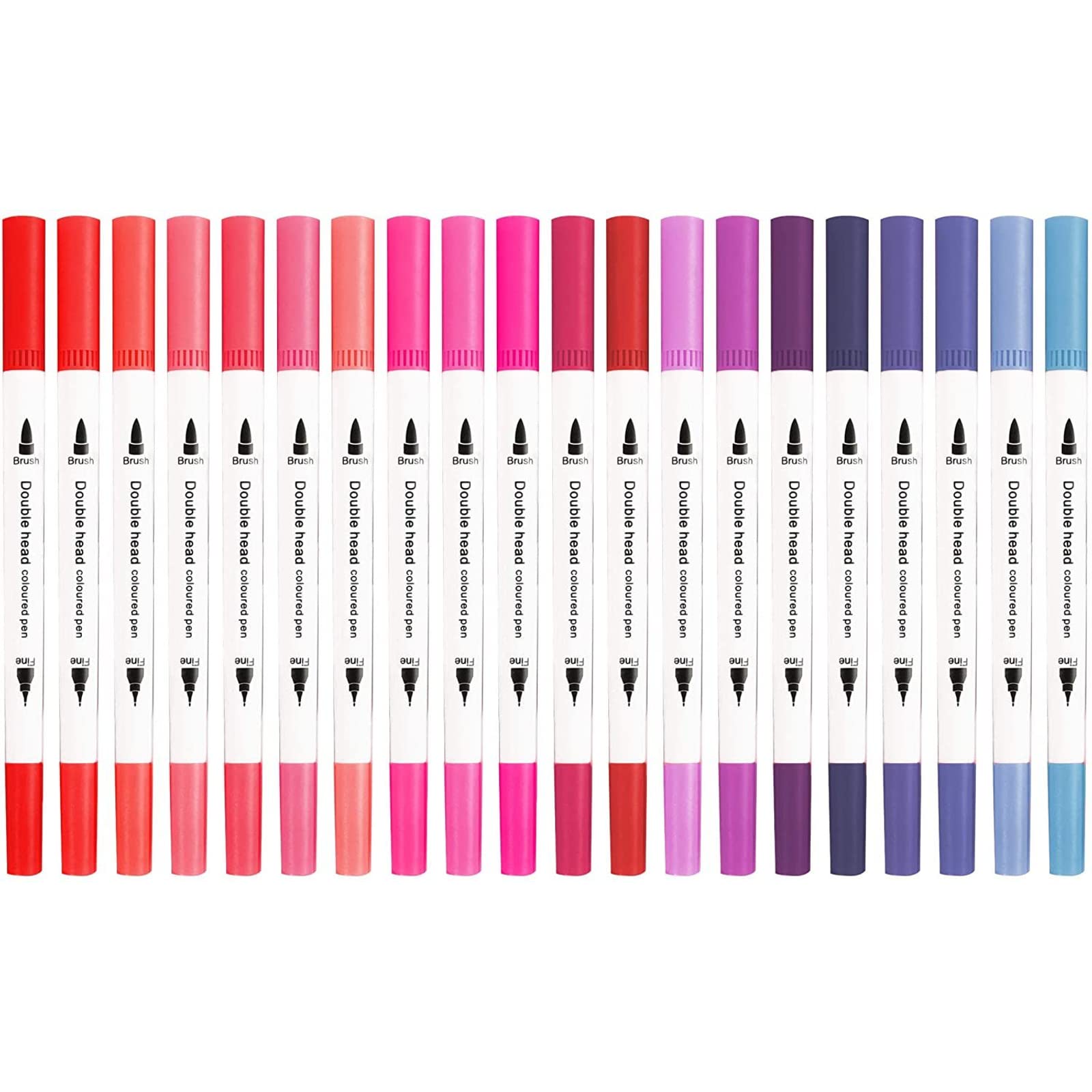 Dual Tip Art Markers, Pen Set for Writing, Drawing, Calligraphy (60 Pack)
