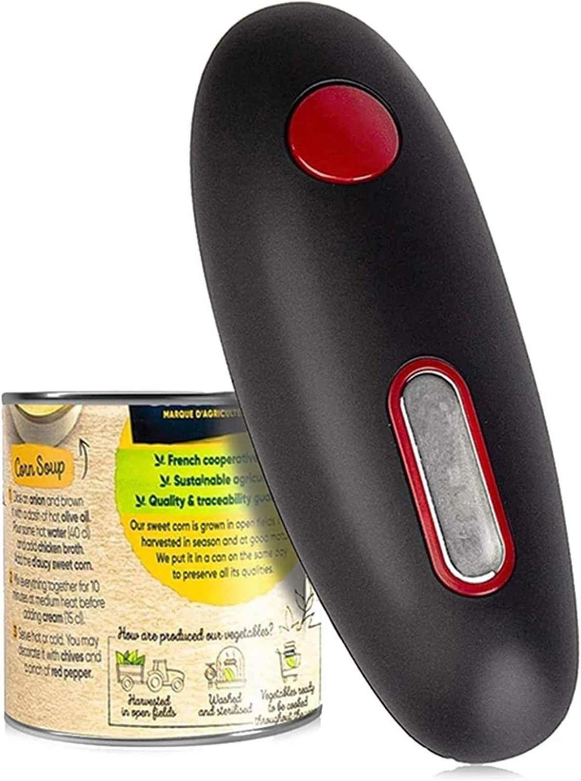 Electric Can Opener For Kitchen,Automatic Can Opener Smooth Edge,One Touch Electric Can Opener Fits All Size Can,Automatic Can Opener For Seniors, Arthritis, And Chefs,Kitchen Gadgets Gift