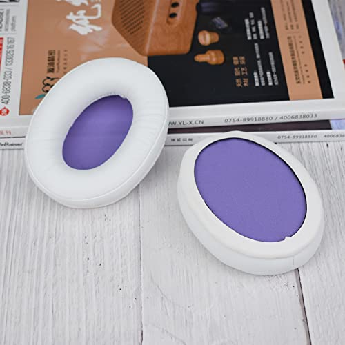 MOLGRIA Ear Pads Cushion, Replacement Earpads for HyperX Cloud Alpha- Compatible with ATH M40X/M50X /M50XBT / HyperX Cloud 1 & 2 / SteelSeries Arctis 3/5 / 7 / 9X Pro/Stealth 600 Headphones(White)