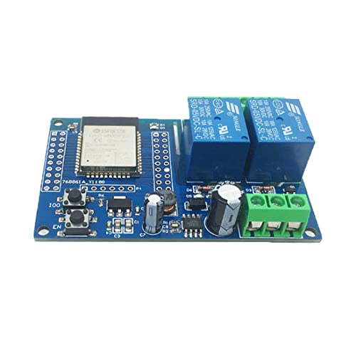 MACIMO Dual-Channel WIFI Relay Module ESP32-WROOM Development Board Secondary Development DC5-60V Power Supply
