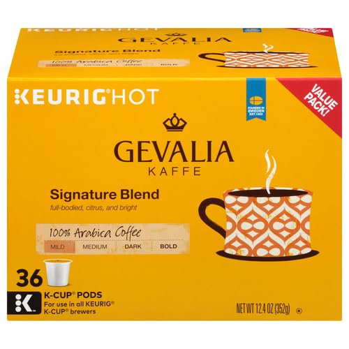 Gevalia Signature Blend Mild Roast K-Cup Coffee Pods (36 Pods)