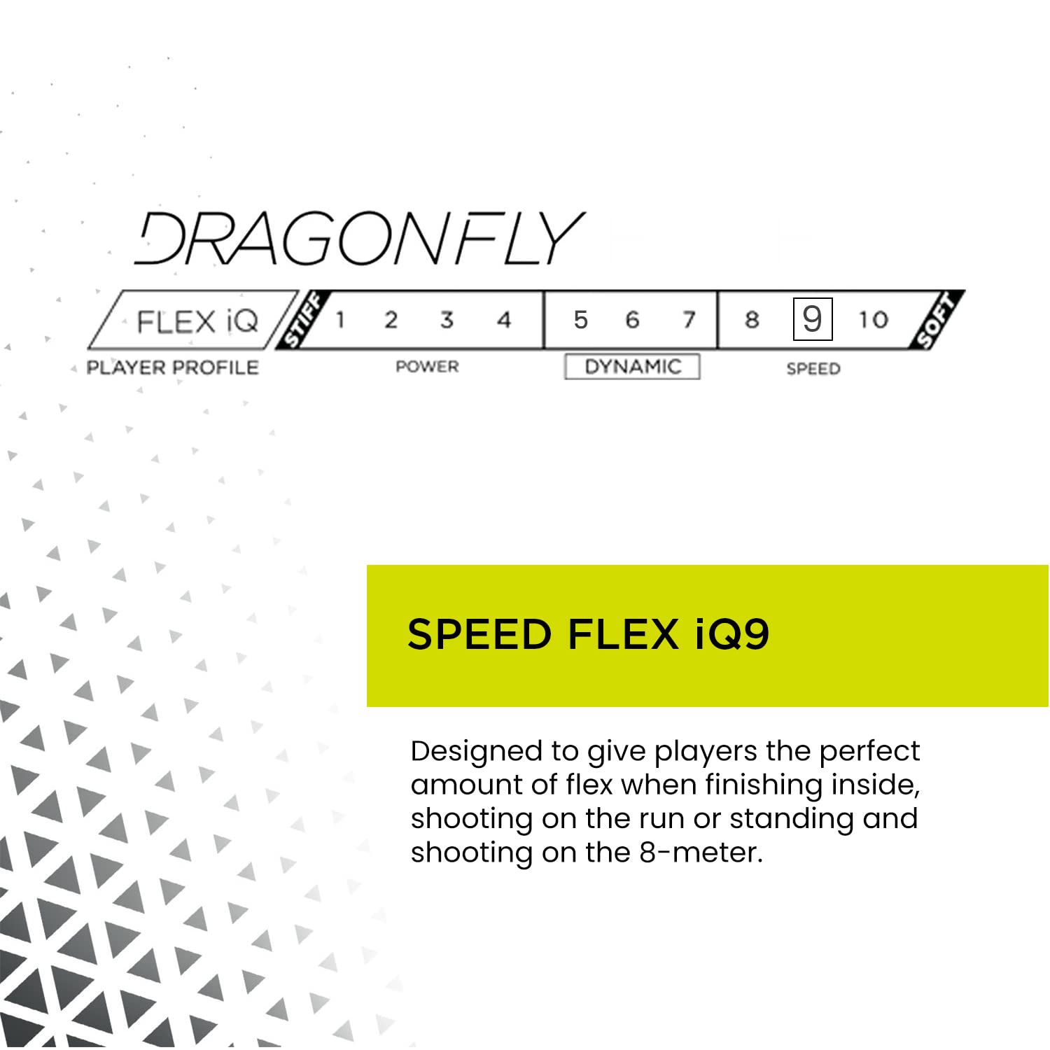 Epoch Women's Dragonfly Purpose Elite Lacrosse Shaft for Attack/Midfield/Defense, 32" Mid-Flex iQ9, Traditional Concave Geometry, Features Progressive Weave and Uniform Release Point, Made in USA