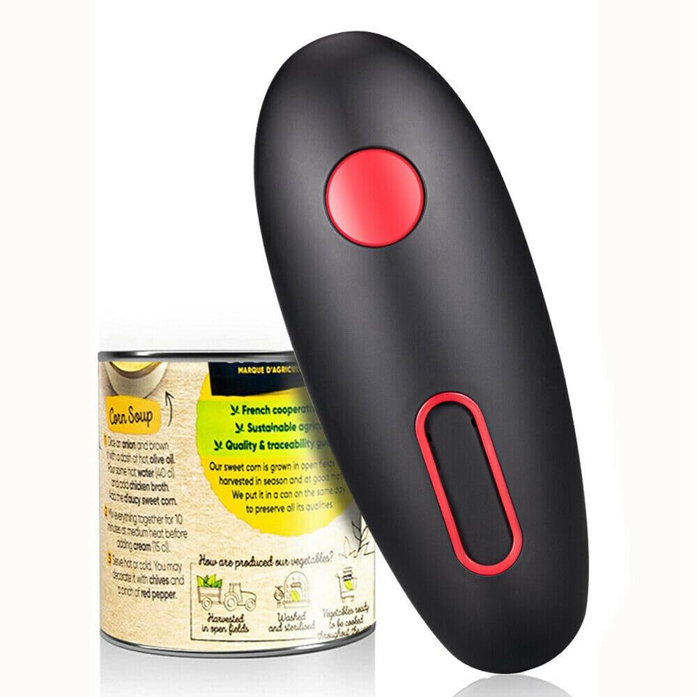 Electric Commercial Can Opener Automatic Smooth Edge Stainless Steel Hands-Free
