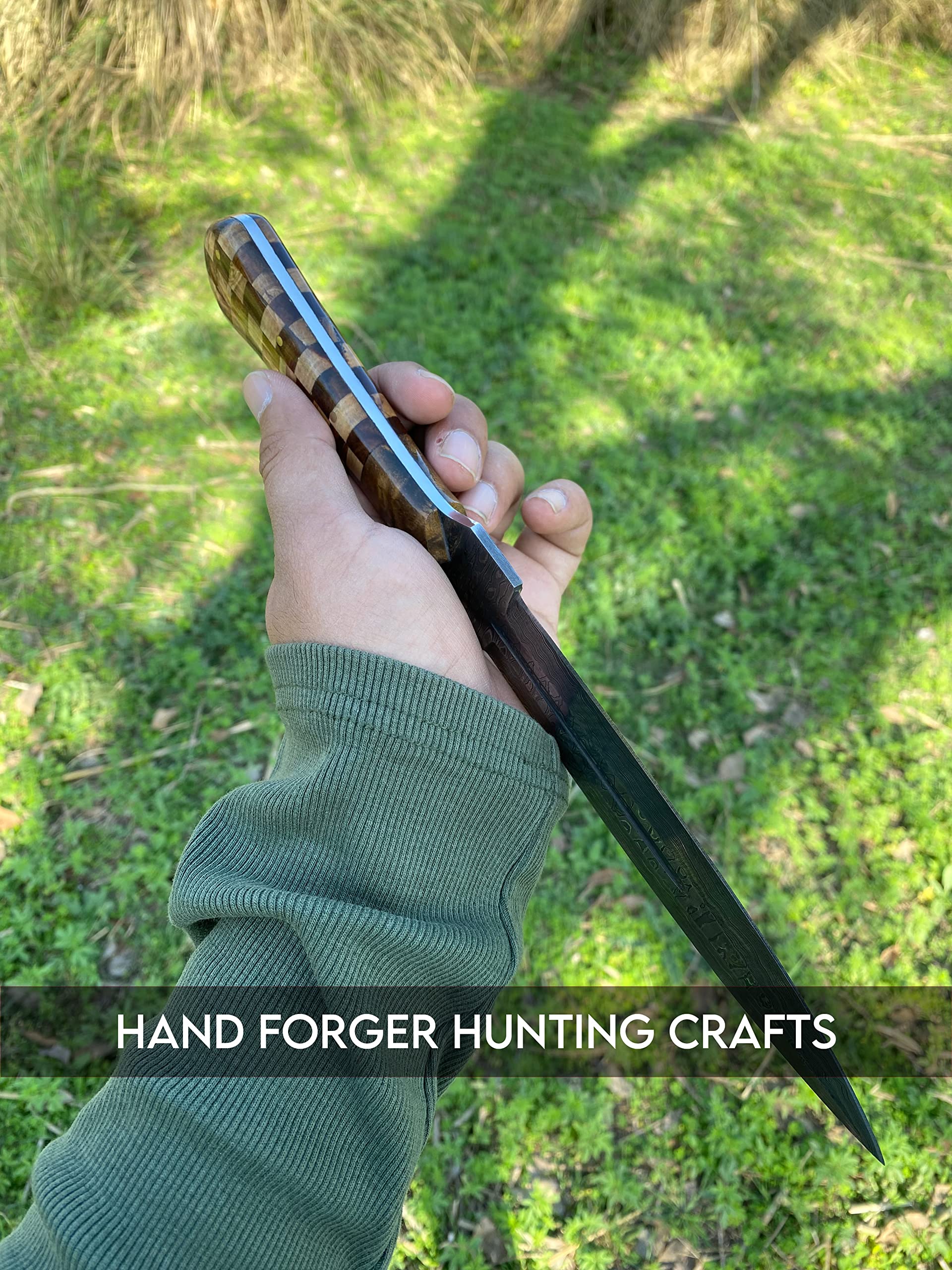 Hand Forger Hunting Crafts Viking Axe Set Hatchet, Throwing Axes, Hand Axe for Him! Woodworking Tools, Viking Gifts for Men, Camping Hatchet, Tomahawk, Bearded Axe Included (RTX 3)