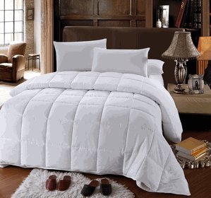 sheetsnthings Eleanor Luxury 4pc Embroidered Comforter Set Includes 3pc Duvet Cover Set and One Down Alternative Comforter (King/California King)