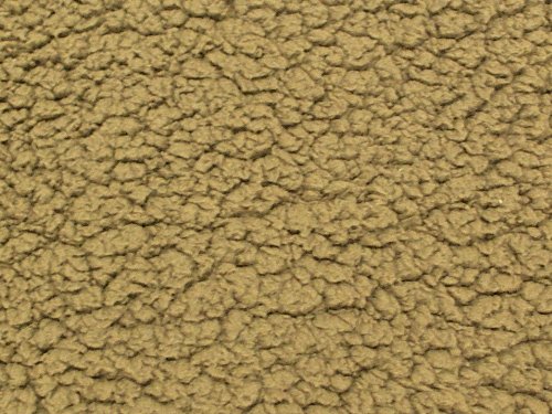 SyFabrics Minky Sherpa Lambs Wool Fabric 58 inches Wide Camel