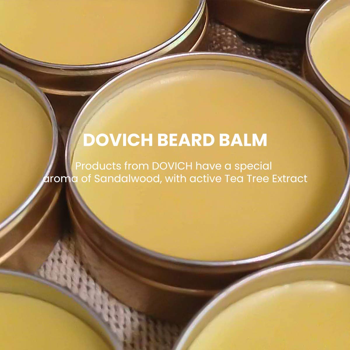 DOVICH Beard Balm, Beard Mustache Maintenance Care, Beard Gift For Men (1 PACK)