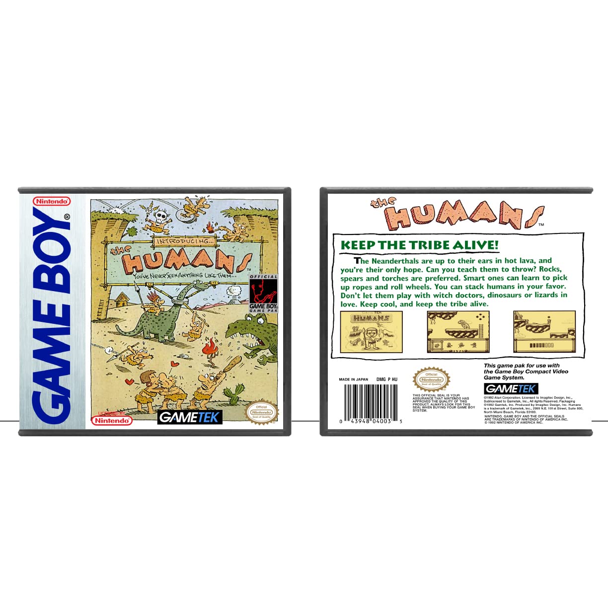 Humans, The | (GB) Game Boy - Game Case Only - No Game