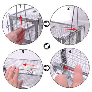 MATATA Humane Mouse Trap Live Animal Cage Trap for Rats Mice Gopher Rodents Chipmunks and Similar Sized Pests