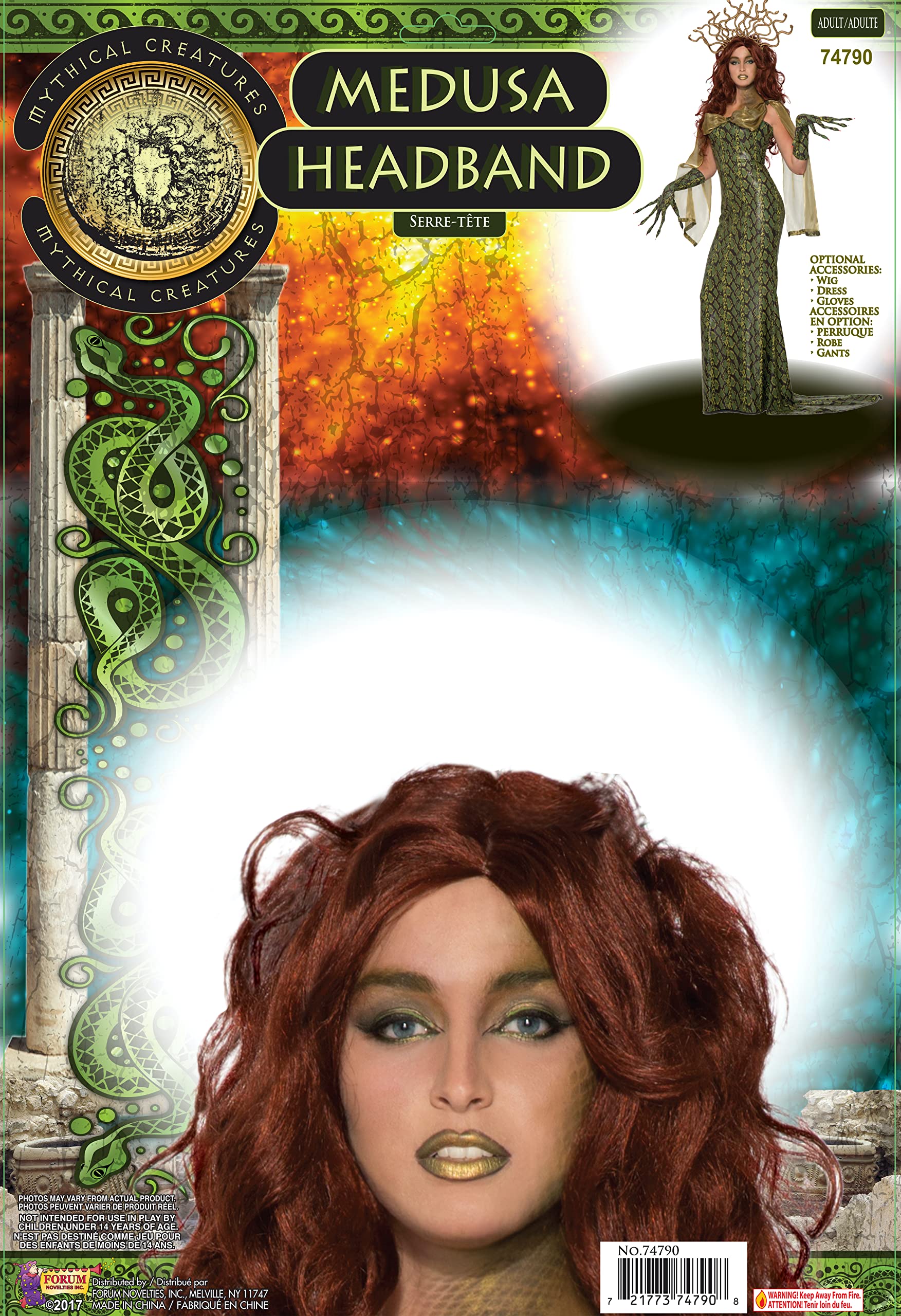 Rubies Forum Novelties Women's Medusa Headband
