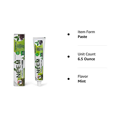 Organic Neem Complete Oral Care-Fluoride Free- 5 in 1 Toothpaste
