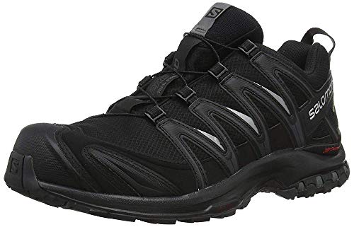 Salomon Men's XA PRO 3D Gore-TEX Trail Running Shoes, Black/Black/Magnet, 9.5