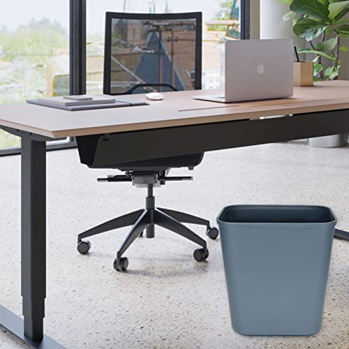 ZOFORTY 4 Pack Slim Plastic Trash Can Wastebasket 1.5 Gallon Small Garbage Bin Rectangle Trash Bin Waste Basket for Office Bathroom Bedroom Home Kitchen Dorm - 10” High