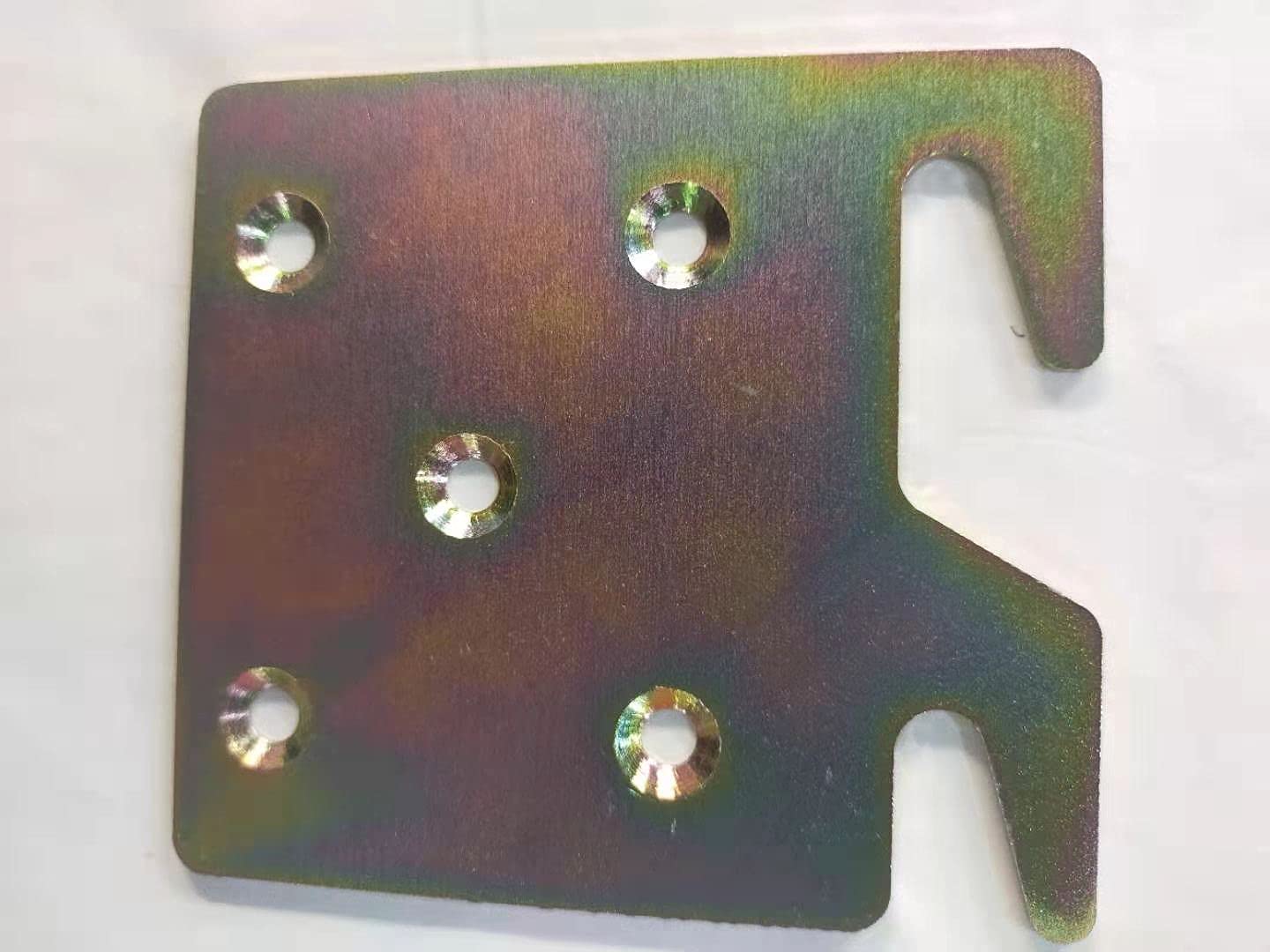 First Choice Products Heavy 5 Hole Wood Frame Bed Hook Plates β Pack of 4 Brackets, Gold