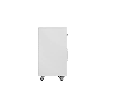 Manhattan Comfort Eiffel Garage Cabinets and Storage System, Set of 2, White