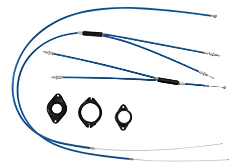 WEERAS Brake Cable and Housing, BMX Bike Bicycle Gyro Brake Cables Front and Rear (Upper and Lower) Spinner Rotor