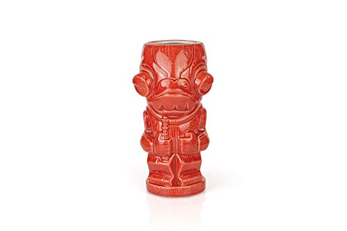 Geeki Tikis Star Wars Admiral Ackbar Mug | Official Star Wars Collectible Tiki Style Ceramic Cup | Holds 19 Ounces