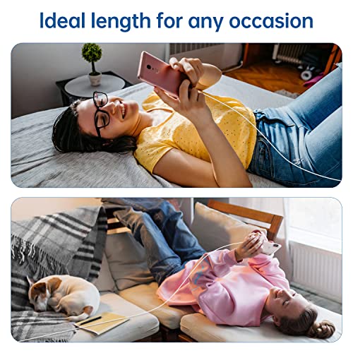FGUIME iPhone 13 14 Charger Fast Charging, [MFi Certified] 3Pack USB C Wall Charger with USB C to Lightning Cable 6/6/10ft, Compatible with iPhone 14/14 Pro Max/13/13Pro/12/12 Pro/11/11Pro/XS,iPad
