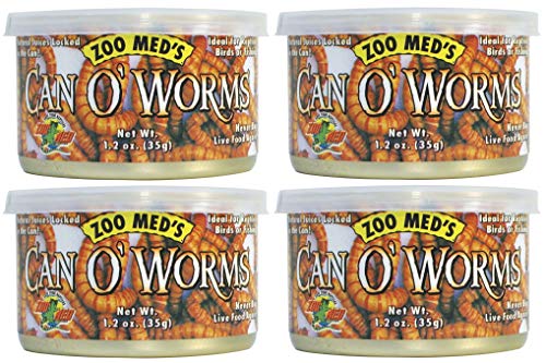 Zoo Med Can O' Worms 1.2 oz - Pack of 4