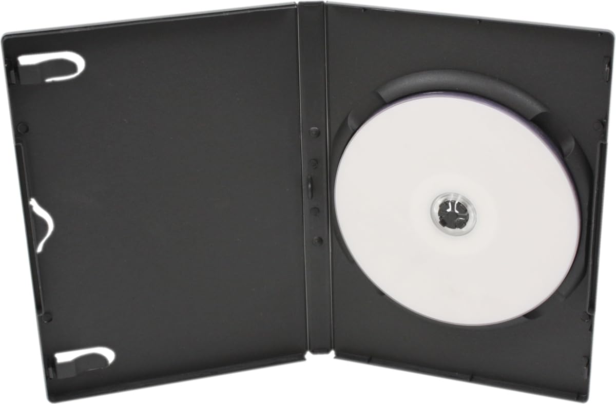 DV6R14BKSTK - 6-Disc Capacity DVD Cases - Stackable - Black - (100 Pack)