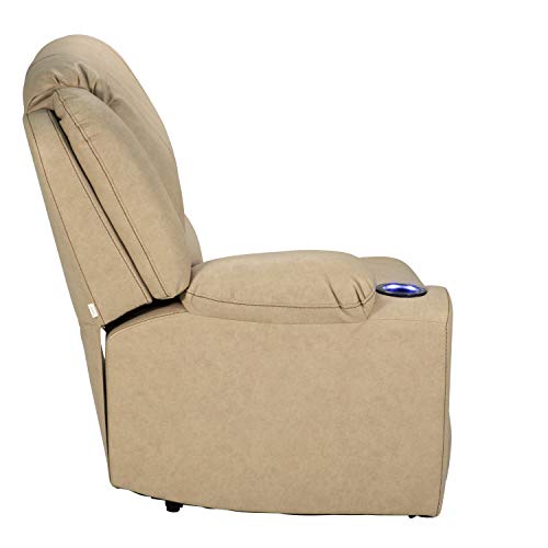 Thomas Payne Right Hand Recliner - Seismic Series (Grantland Doeskin) 30" x 38" x 40"