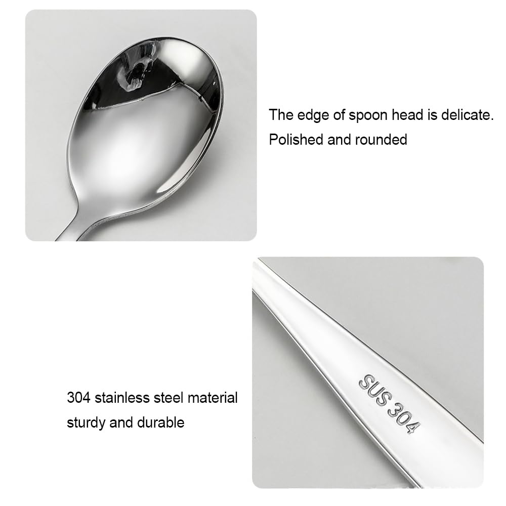 MAIYUANSU Toddler Utensils Spoons Forks Knifes 3 Pieces Stainless Steel Silverware Sets Dishwasher Safe
