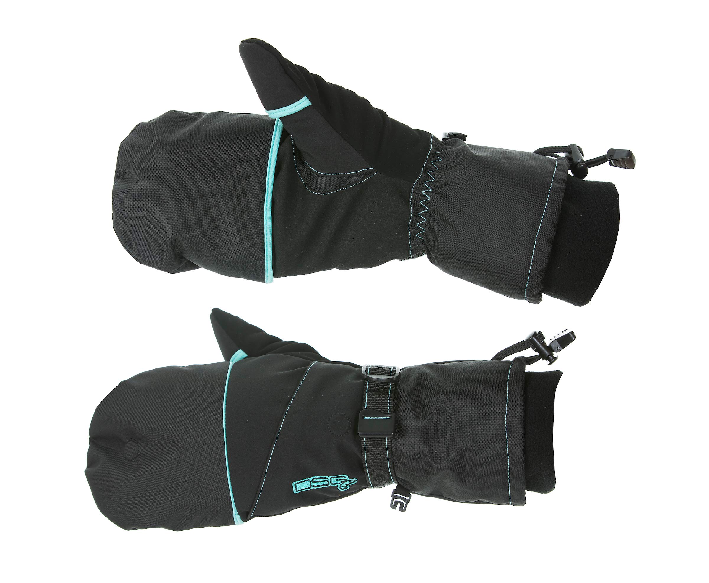 DSG Outerwear Women's Arctic Appeal Ice Fishing Flip-Top Mittens (Small)