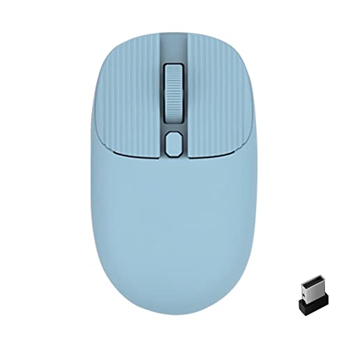 heave JW-219 Wireless Mouse,Ergonomic Rechargeable 2.4G Computer Silent Gaming Mouse,Adjustable 3 DPI Ergonomic Shape Cordless Mouse for Laptop-Black