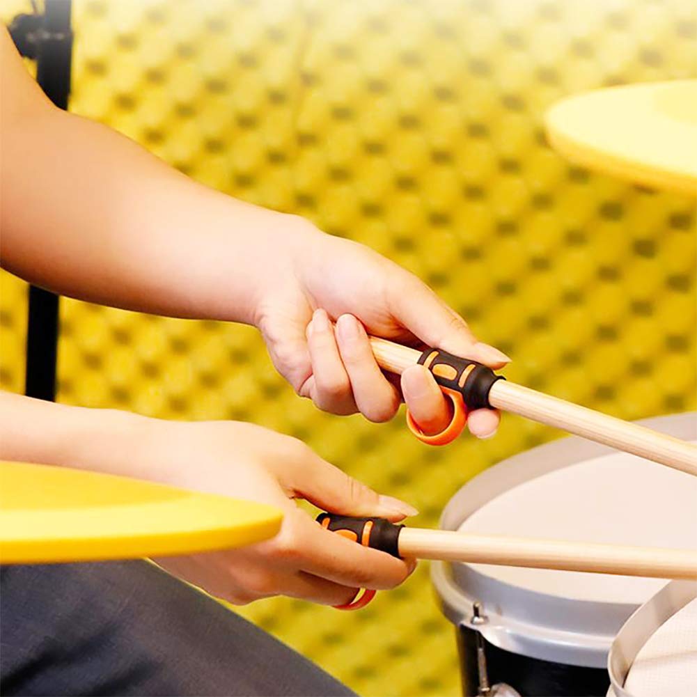 Drum Sticks Control Clips Drumsticks Accessories Set Easy Stick Twirl 2 Pieces #5 Drumsticks Grip for Beginner