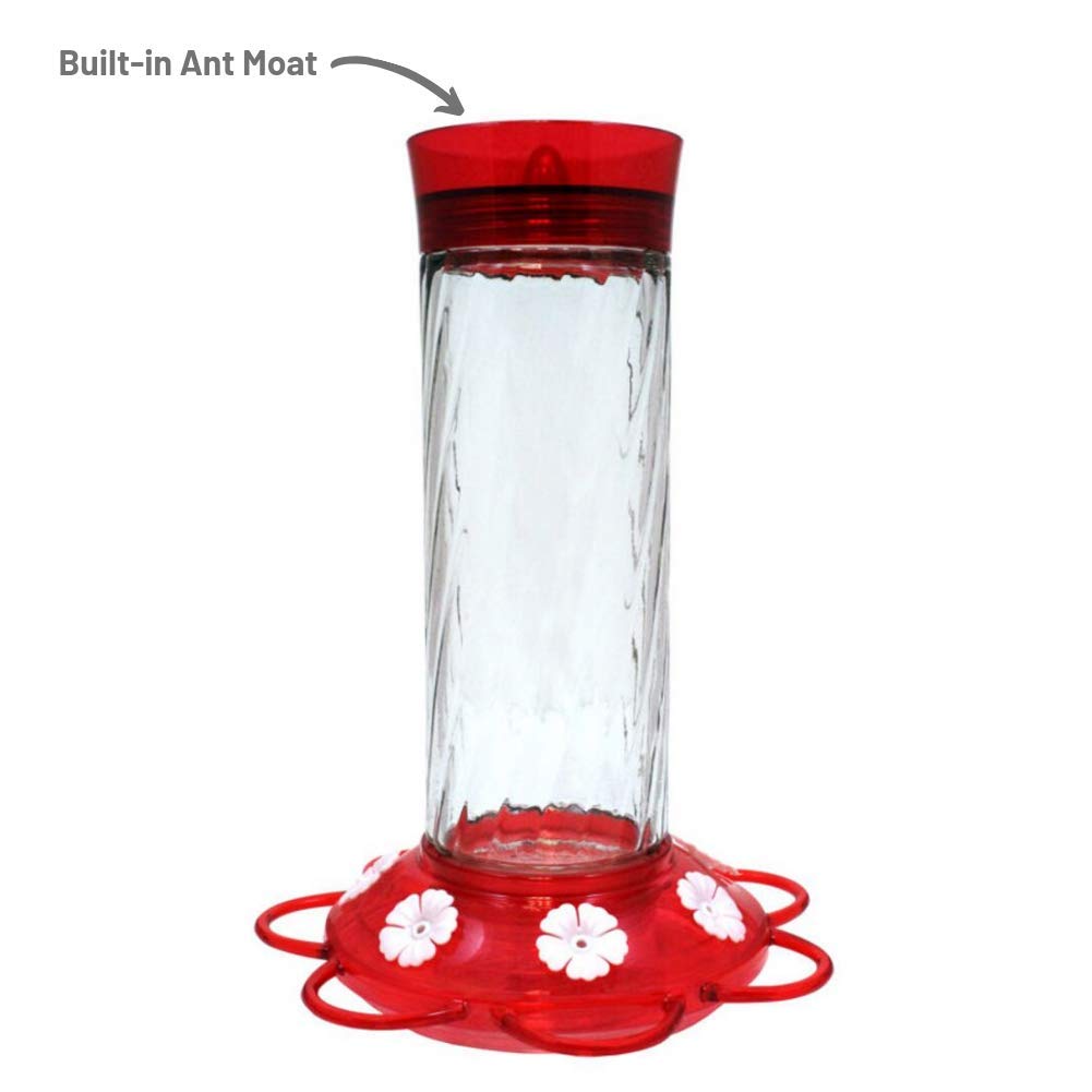 More Birds Diamond Health Hummingbird Feeders for Outdoors, Pack of 1, Red