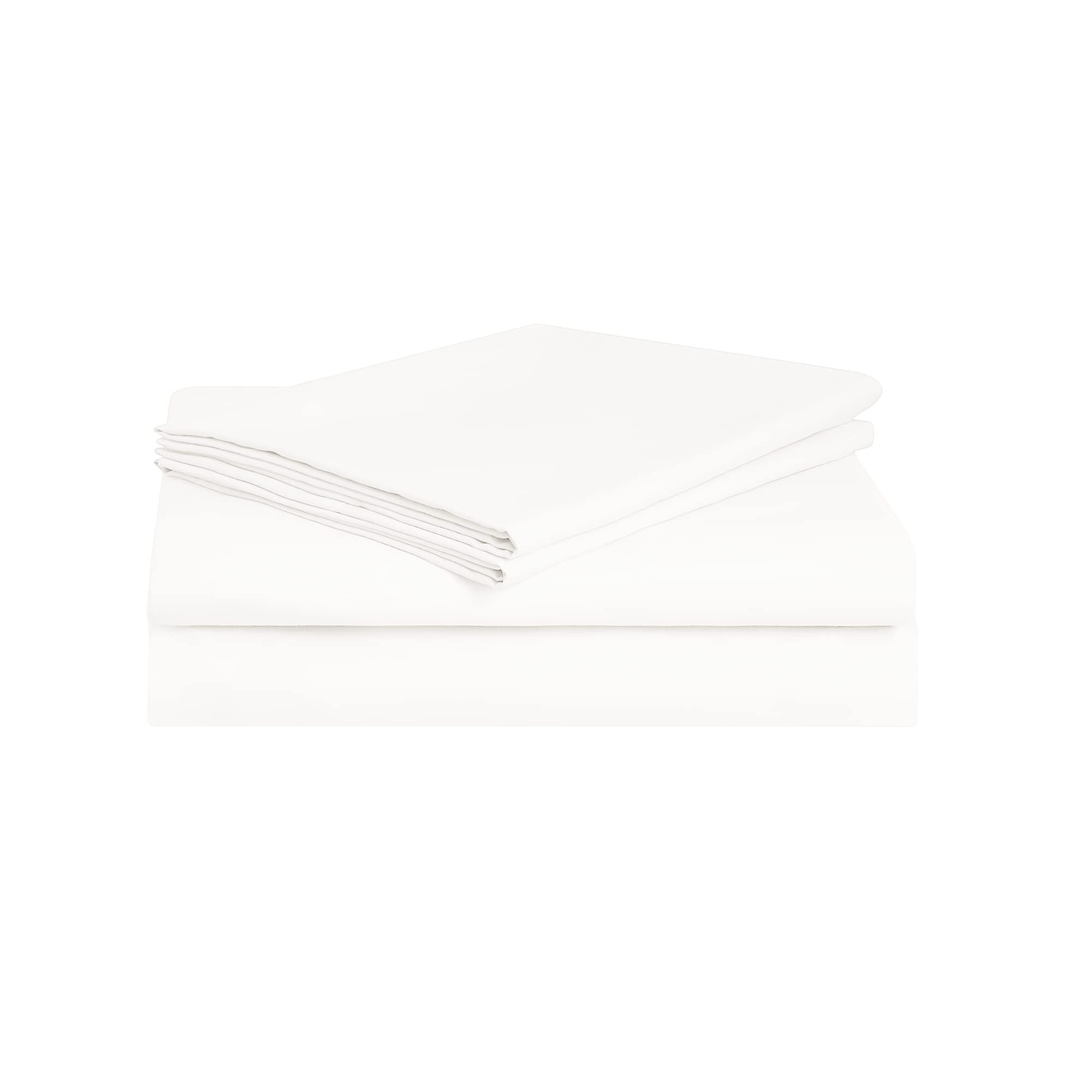 Dwell Studio 100% Cotton Percale Sheet Set - Deep Pocket, 4 Piece - 1 Flat, 1 Deep Pocket Fitted Sheet and 2 Pillowcases, Crisp Cool and Strong Bed Linen (Queen, Dash Grey)