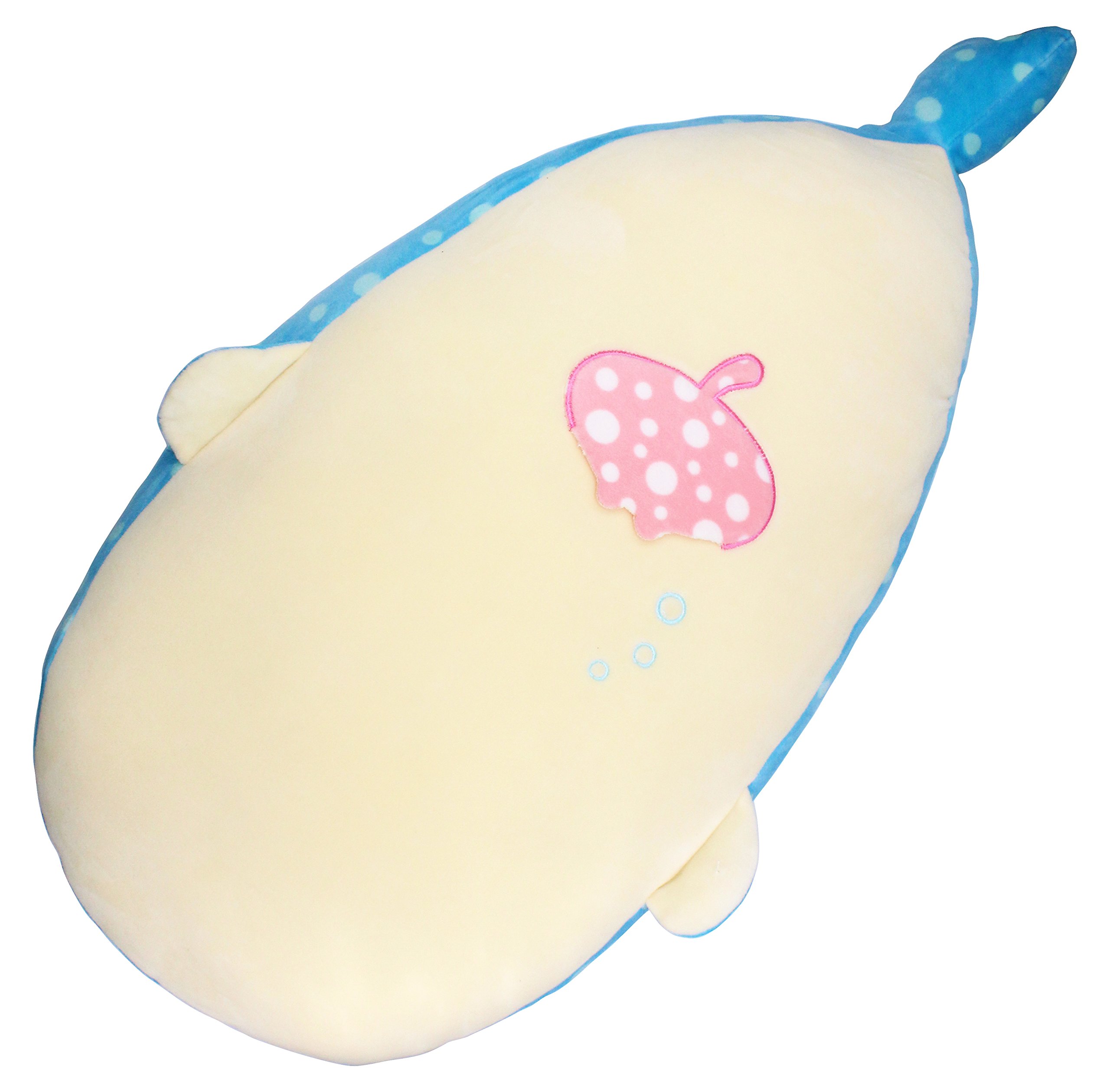 Vintoys Very Soft Blue Whale Shark Big Hugging Pillow Plush Doll Fish Plush Toy Stuffed Animals 27"