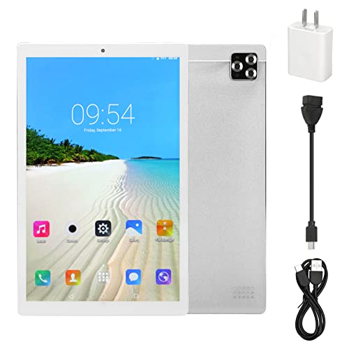 HD Tablet 10 Core CPU Large Tablet 100240V 4GB 64GB 3 Card Slots for Learning (US Plug)