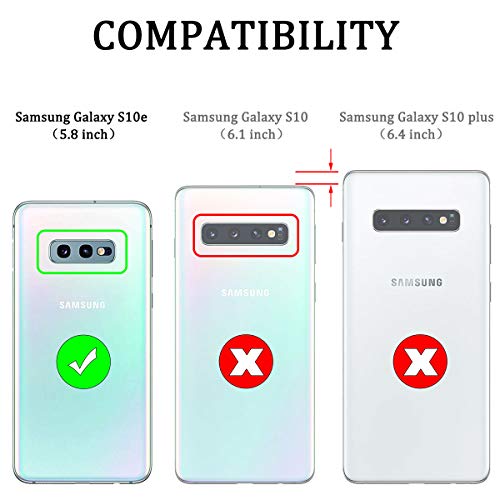S10e Phone Case Military Grade Heavy Duty Armor Rugged Dual Layer Full Body Shockproof Screen Camera Protection Built-in Ring Kickstand Magnetic S10e 5.8" Phone Hard Back Cover for Men Women Blue