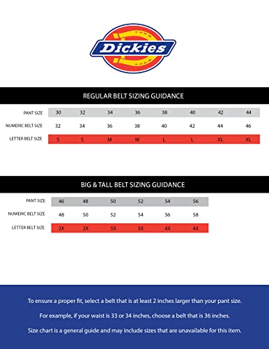 Dickies mens Casual Reversible Belt, Black/Brown Brody, X-Large 42-44 US