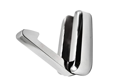 MARINE CITY 316 Grade Stainless Steel Spring Folding Marine Grade Loaded Hat Coat Hook Strong and Durable Coat Hook Foldable Mirror Polished for Boats – Yachts– Hardware Accessories (Pack of 1)