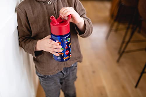 Simple Modern Marvel Kids Water Bottle Plastic BPA-Free Tritan Cup with Leak Proof Straw Lid | Reusable and Durable for Toddlers, Boys | Summit Collection | 12oz, Spidey Kid