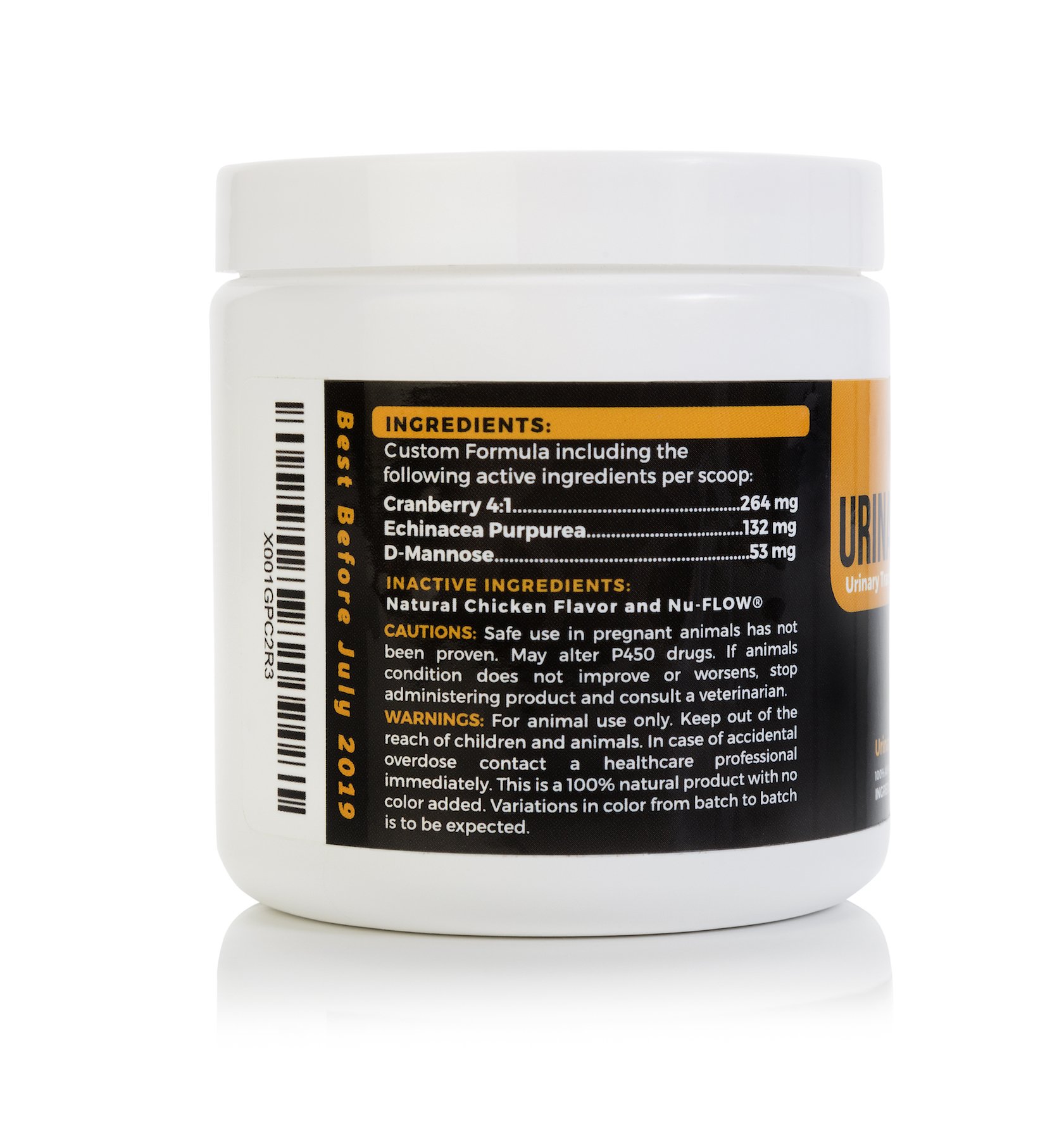 Nature's Pure Edge - Pet Urinary Relief - Veterinarian Grade All Natural D-Mannose and Cranberry Powder Blend for Kidney, Bladder and Urinary Tract Health.