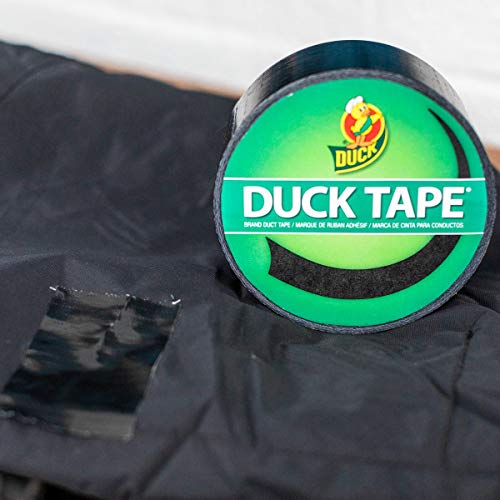 Duck Brand 241746 Color Duct Tape, Large, 55 Yd Roll, Black