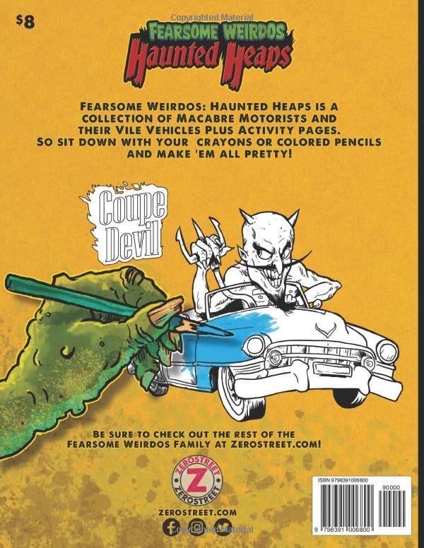 Fearsome Weirdos: Haunted Heaps Coloring Book