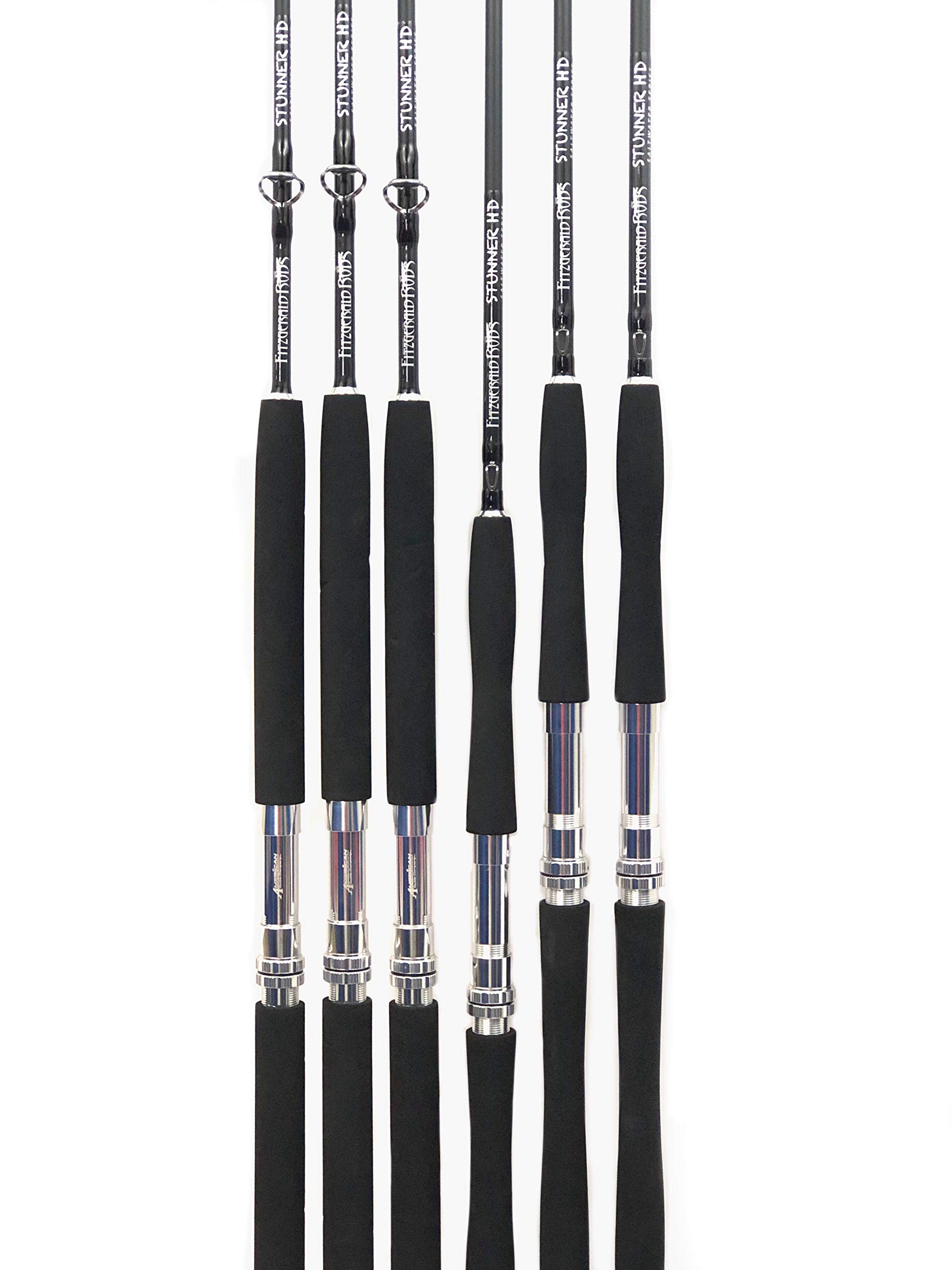 Fitzgerald Fishing Stunner HD Saltwater Series from 6’0”, 7’0” & 8'0” Heavy, X-Heavy & XX-Heavy Spinning Offshore Rods Great for Snook, Tarpon, Cobia, Snapper, Grouper, Dolphin