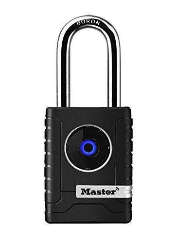 Master Lock Padlock, Outdoor Personal Use Bluetooth Lock, 2-7/32 in. Wide, 4401DLH