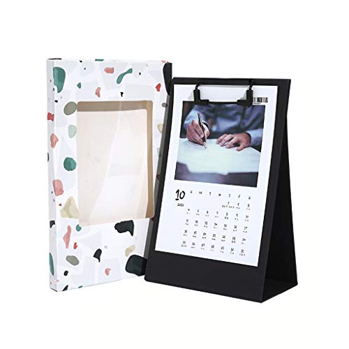 Desk Calendars 2021 Calendar Stand-up Calendar Desk Calendar with Splint 12 Months Mini Calendar,Can Be Customized Individually Calendar Calendars (Color : [Customized Models])