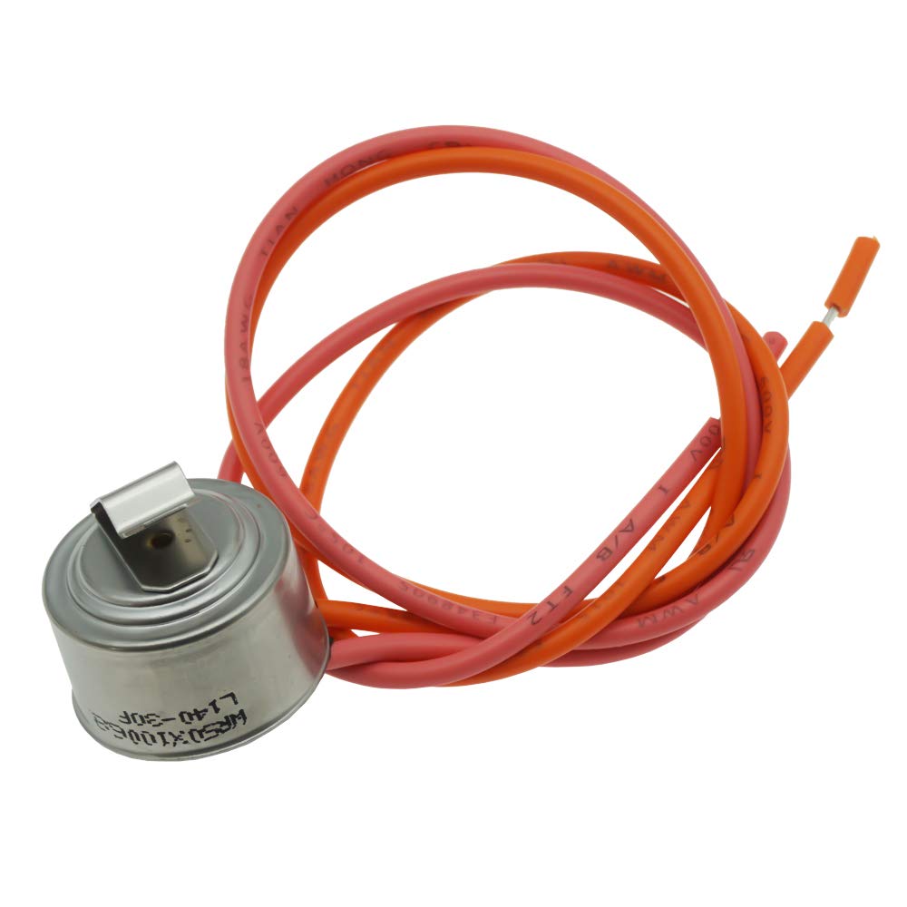 Siwdoy 2 PC WR51X10055 Defrost Heater, 2 PC WR55X10025 Temperature Sensor and 2 PC WR50X10068 Defrost Thermostat Compatible with GE Hotpoint Replaces WR51X10030 AP3183311