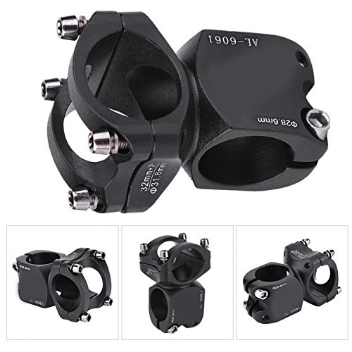HERCHR Bicycle Short Handlebar Stem, 31.8 Stem 32mm Bike Stem for Most Bicycle, Road Bike
