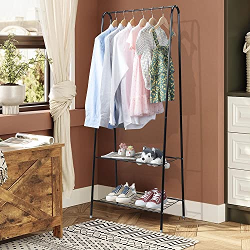 MAXCBD High Portable Metal Clothes Closet Organizers Hanger Steel Garment Rail Rack