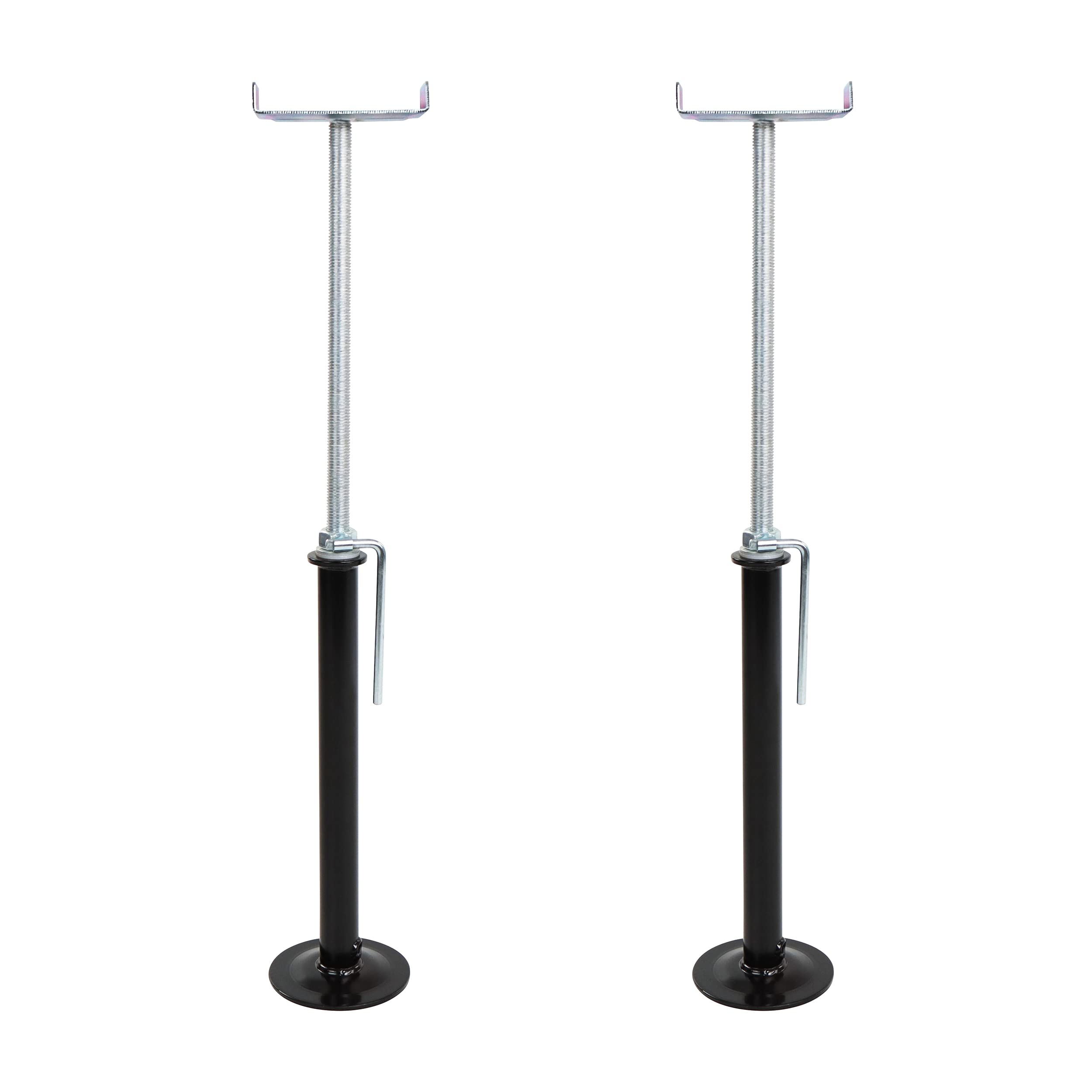 Dumble Heavy Duty RV Stabilizer Jacks for Travel Trailer 2pk - 26-49in Telescoping Camper Leveling RV Slide Out Supports