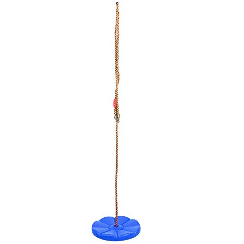 Saucer Tree Swing for Kids Adults,Climbing Rope Tree Swing Indoor Outdoor Disc Hanging Seat Playing Outdoor Play Equipment Children Toys(蓝色)