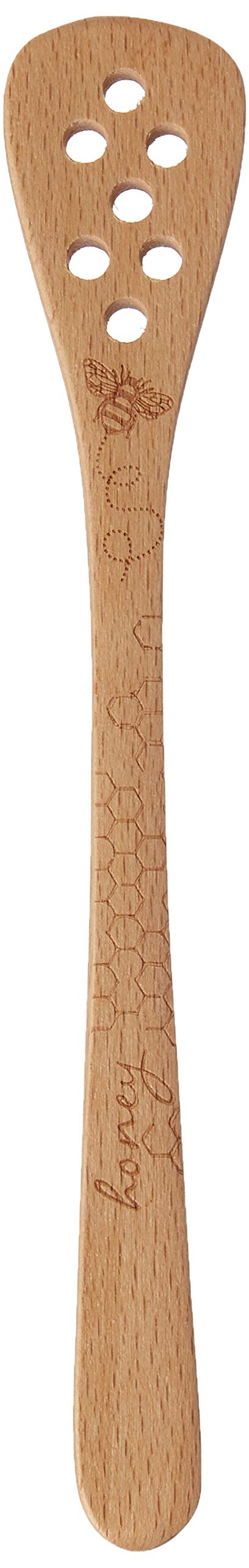Talisman Designs Laser Etched Beechwood Honey Spreader | Honey Bee Design | Honey Spoons | Cooking Beechwood Utensils | Honey Server | Kitchen Utensils